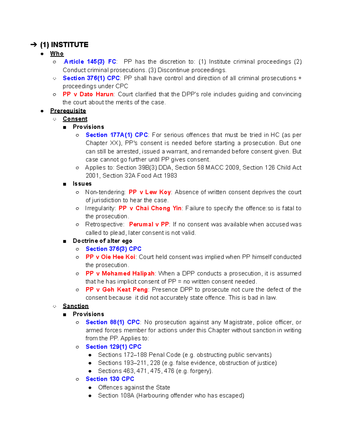 Criminal Prosecution Discretion: Key Cases & Legal Provisions (LAW 101 ...