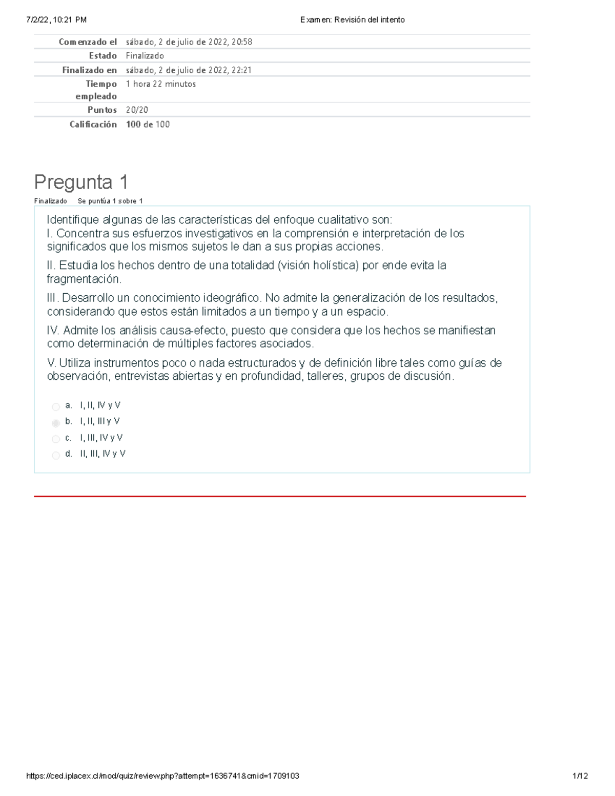 Examen Final Metodología 100% - Preguntas y Respuestas - Studocu