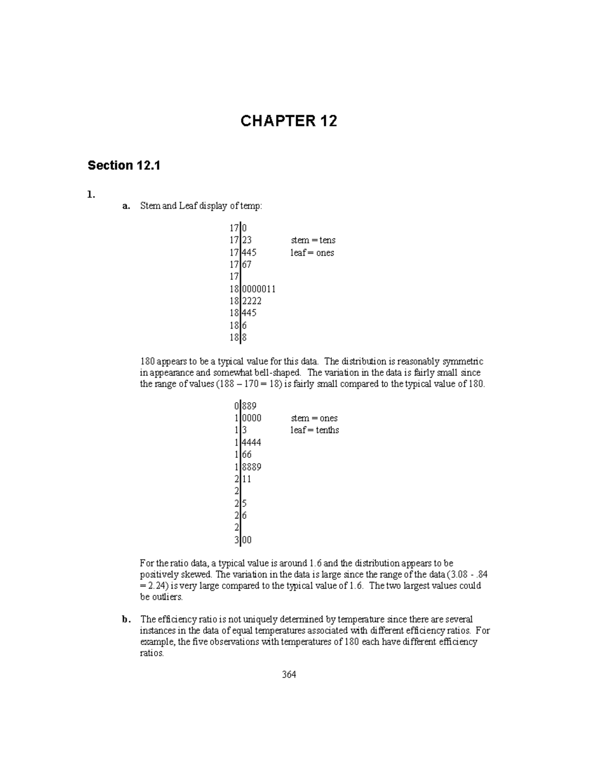 CHAPTER 12: Simple Linear Regression & Correlation Solutions (IM) - Studocu