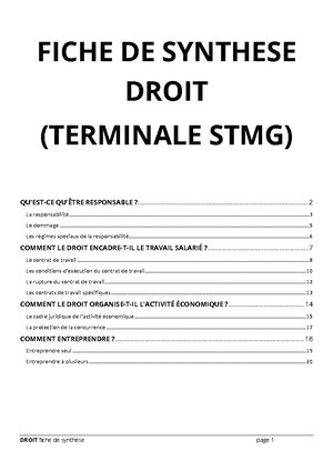 Terminale STMG - Economie - Th8 Chap1 - Synthèse - Les transformations du commerce mondial ...