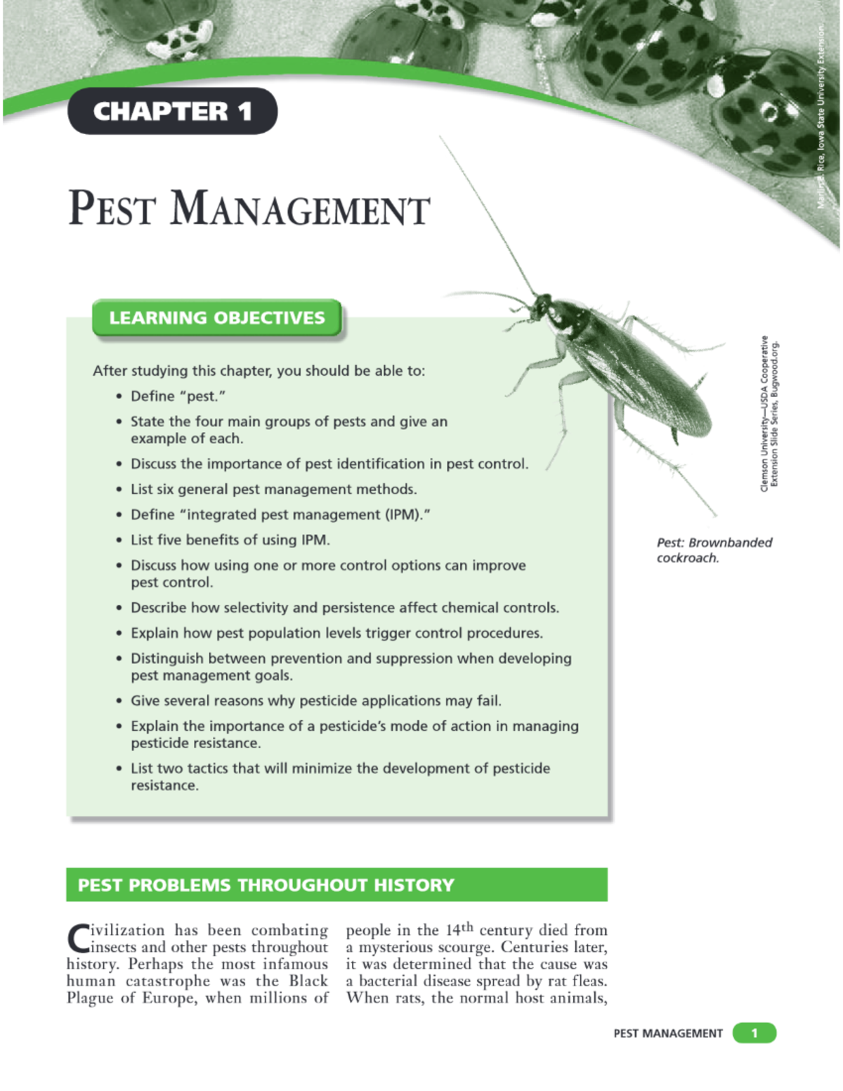 Final Exam Study Guide for MATH 101: Pest Management Concepts - Studocu