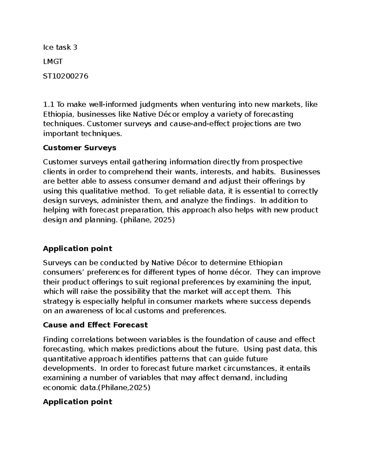 Ice task 3 LMGT - This is taken from previous years tests - Ice task 3 ...