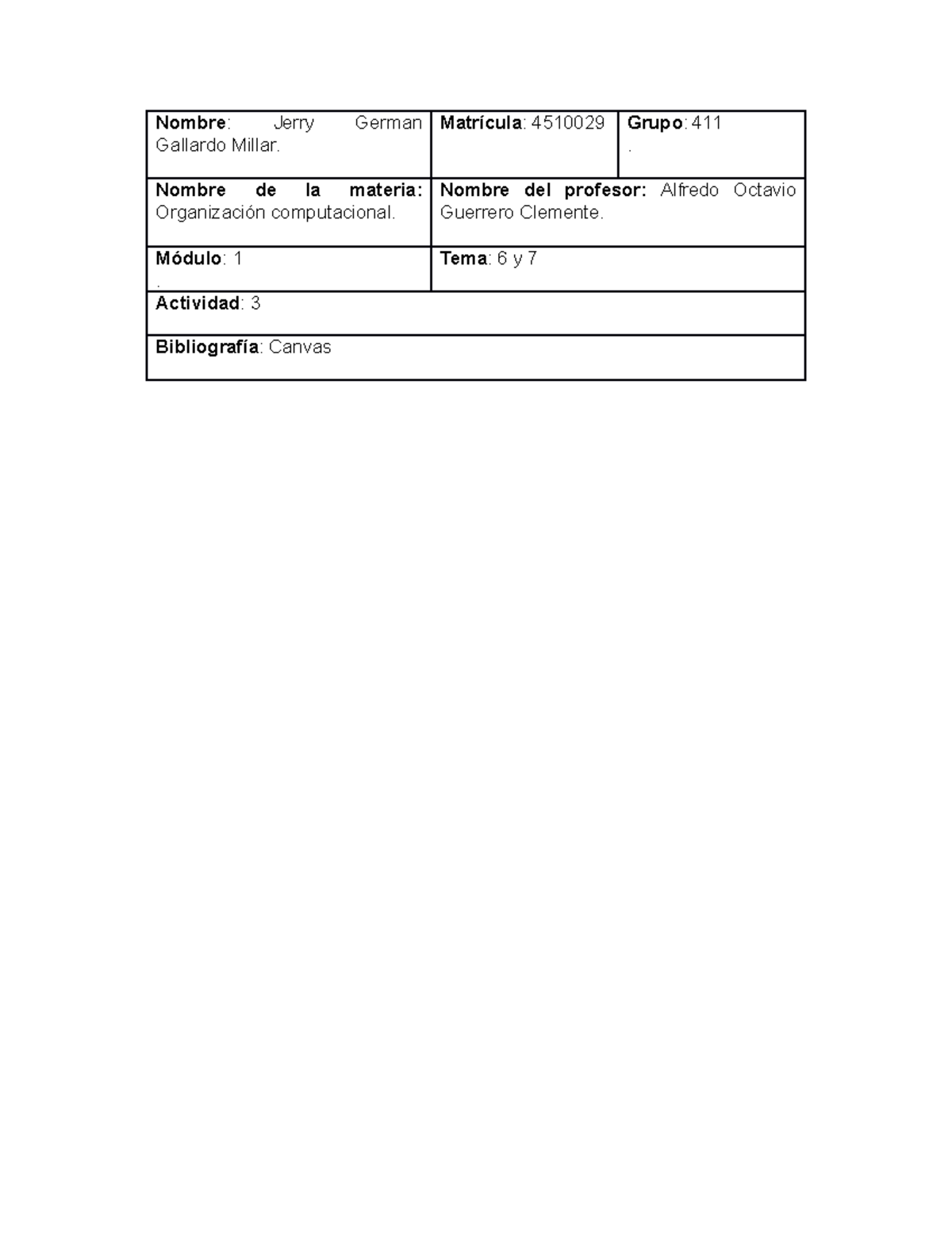 Act 3 - Matematicas computacionales - Nombre : Jerry German Gallardo ...