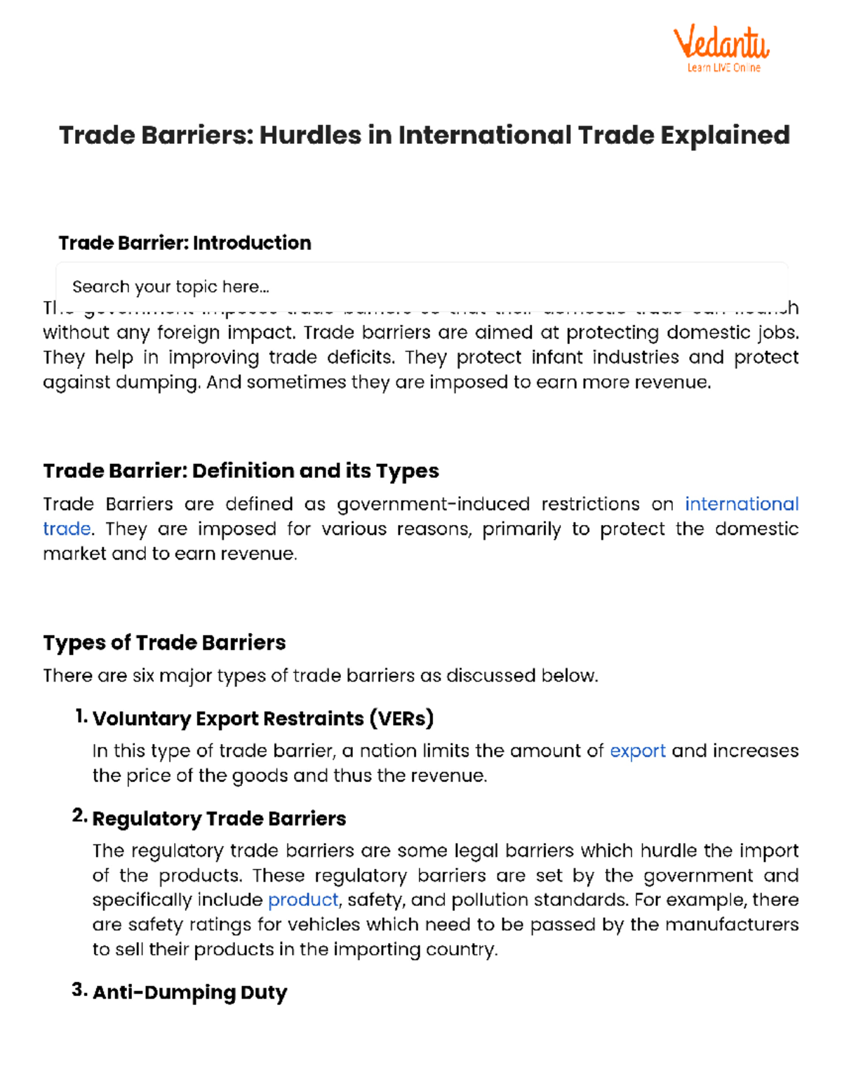 Trade Barriers: Understanding Hurdles in Int'l Trade Explained (ECO101 ...