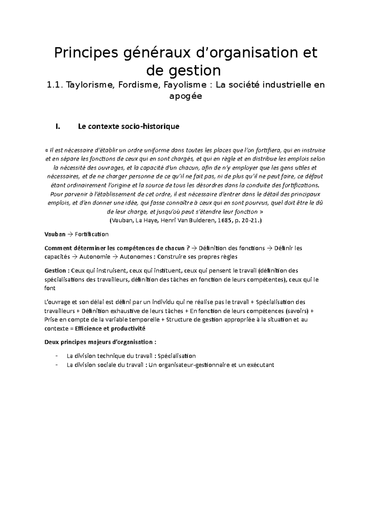 Taylorisme, Fordisme et Fayolisme : Analyse des Modèles de Gestion ...