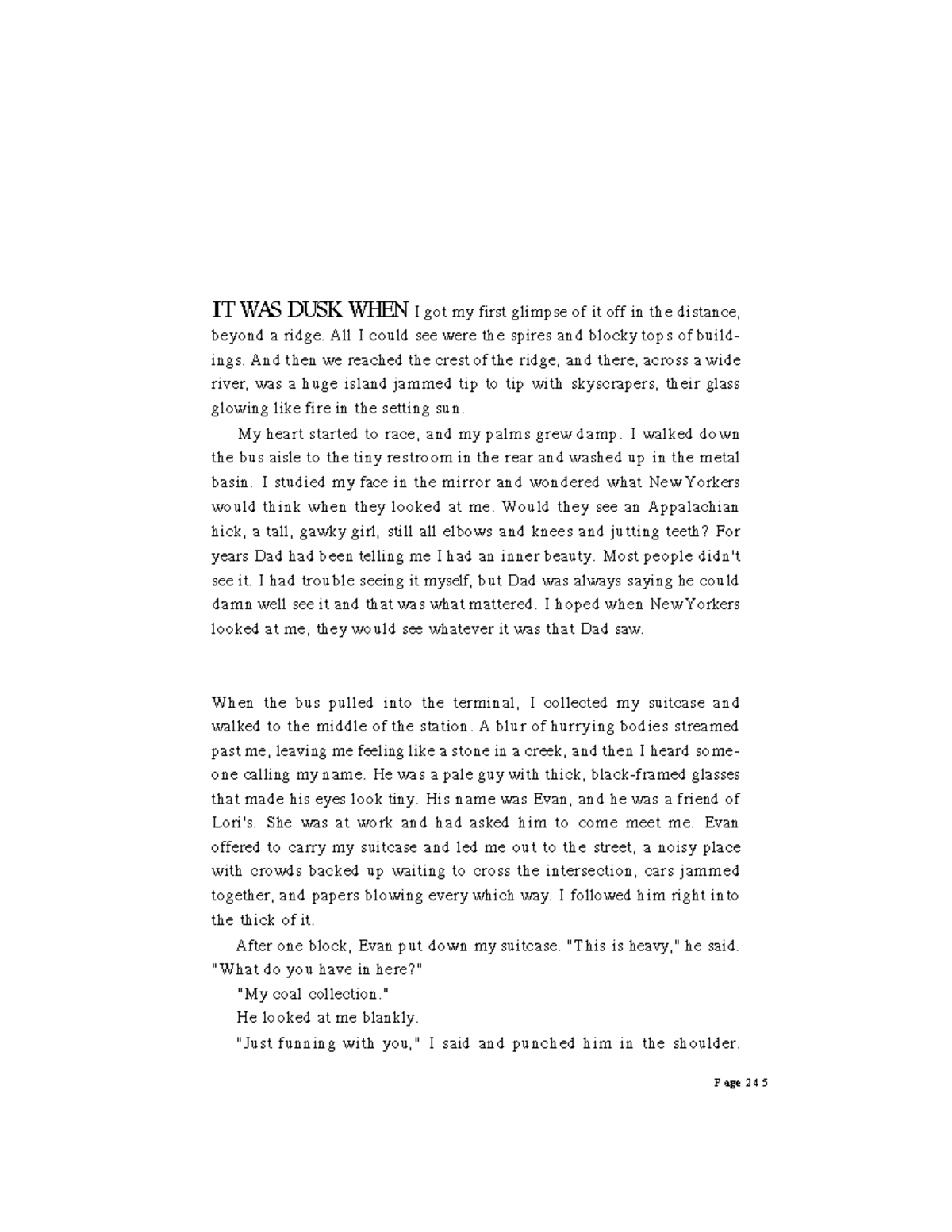 IT WAS DUSK: A Journey to New York City - Personal Reflections - Studocu