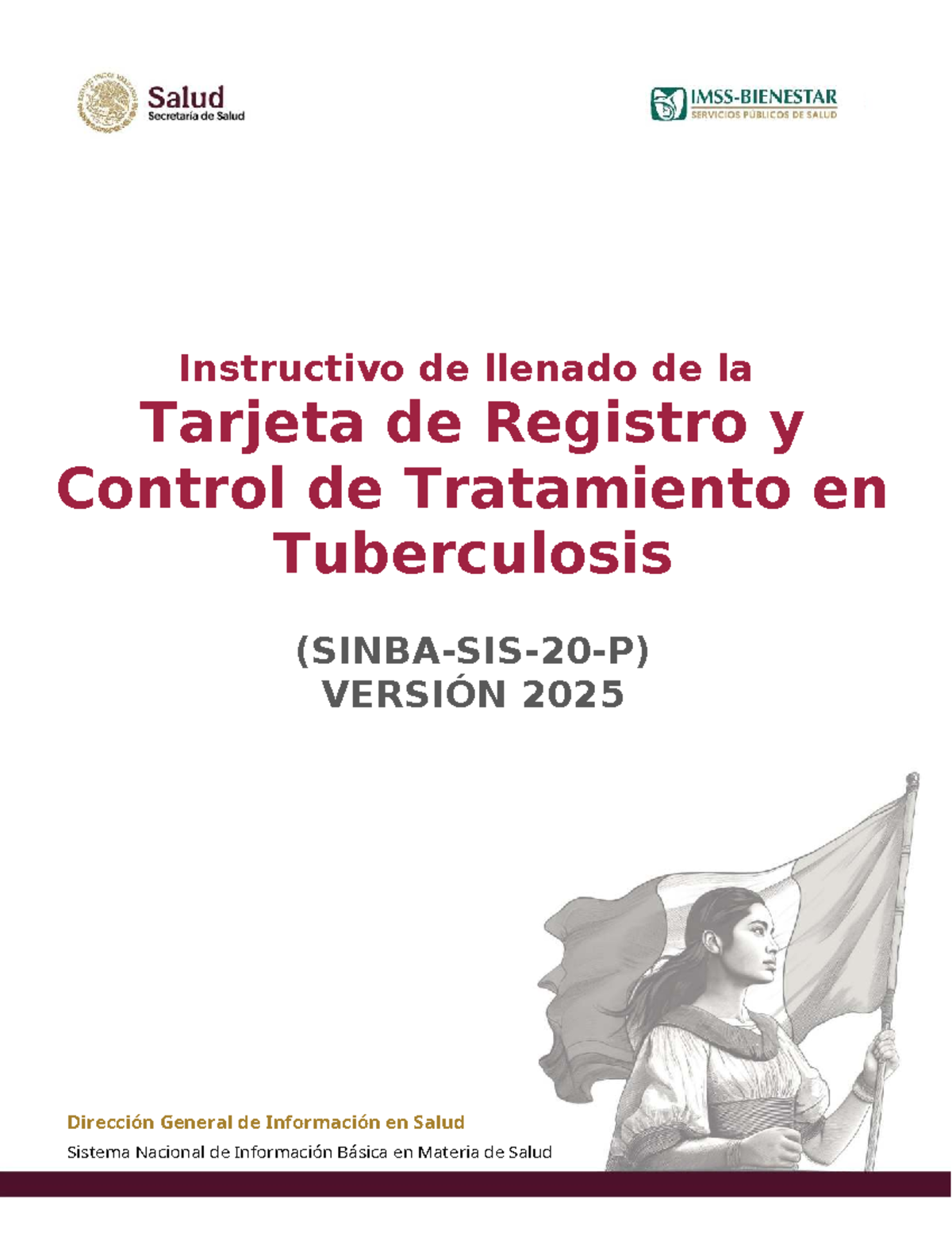 Manual de Llenado Tarjeta Registro Tuberculosis SINBA-SIS-20-P 2025 ...