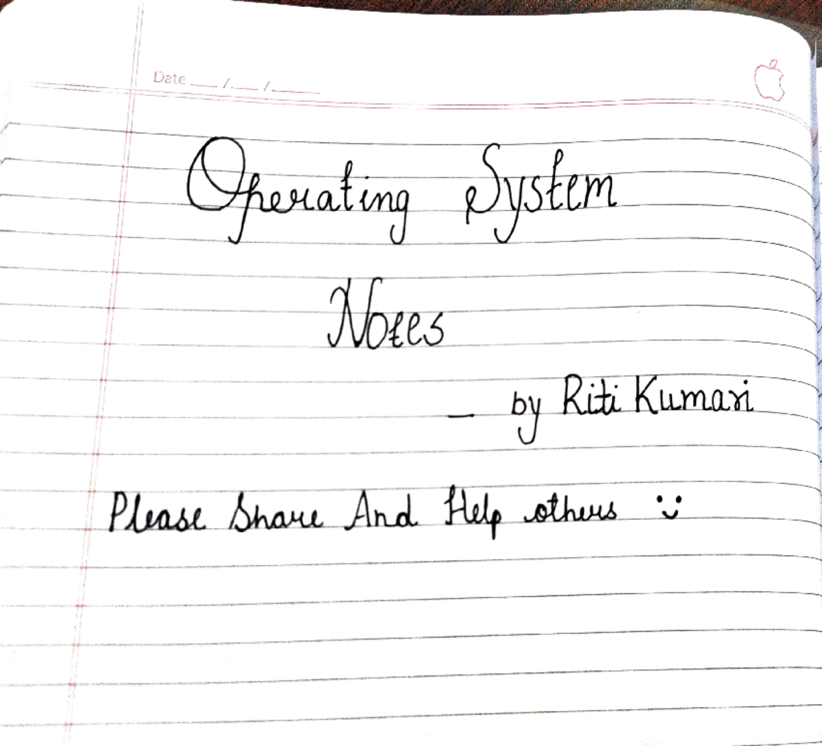 Operating System notes - B.tech - Studocu