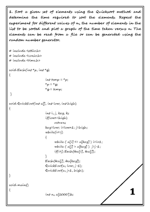 ADA - Question Bank With Answer for All Unit - Analysis and Design Of ...