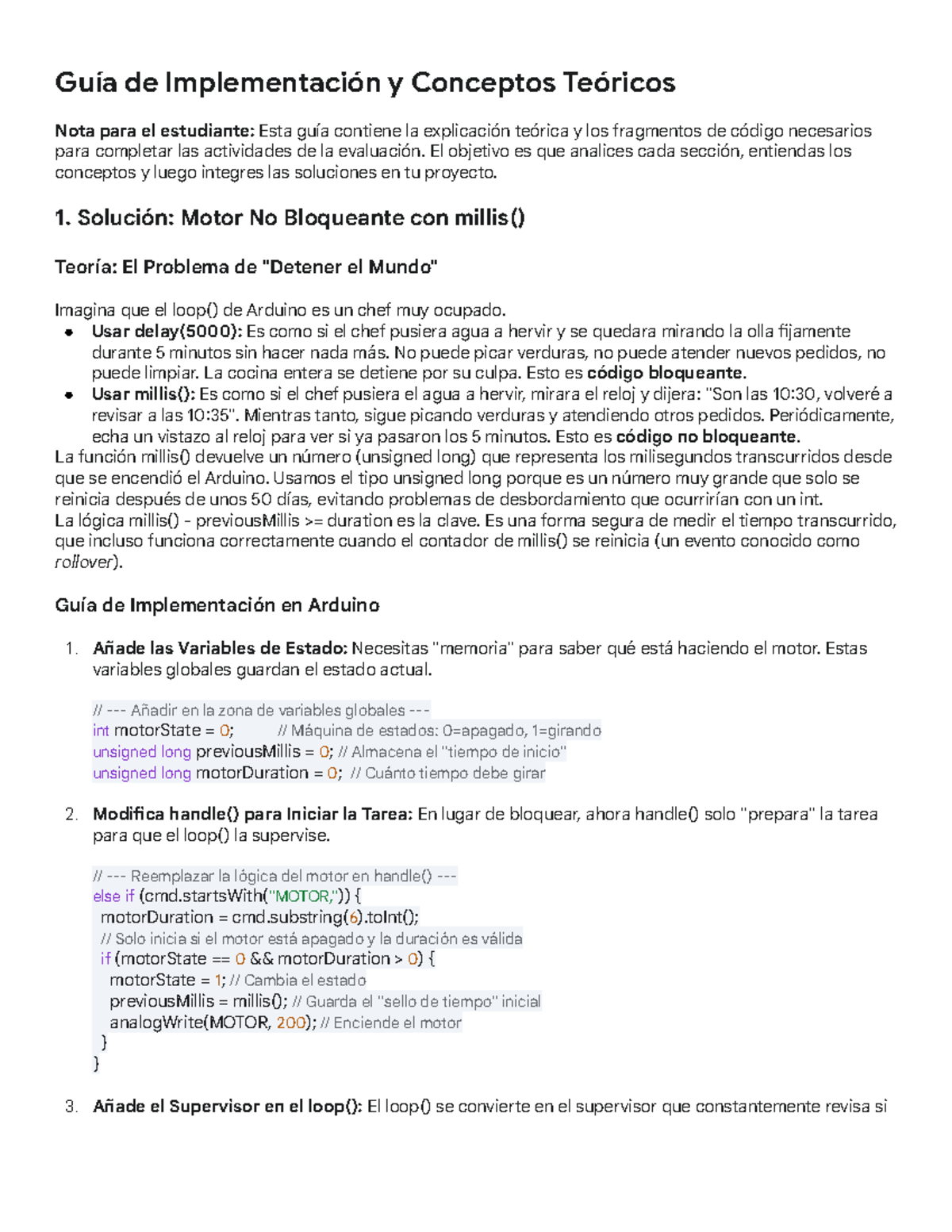Guía de Implementación y Teoría para Taller Integrado Java-Arduino v2 - Studocu