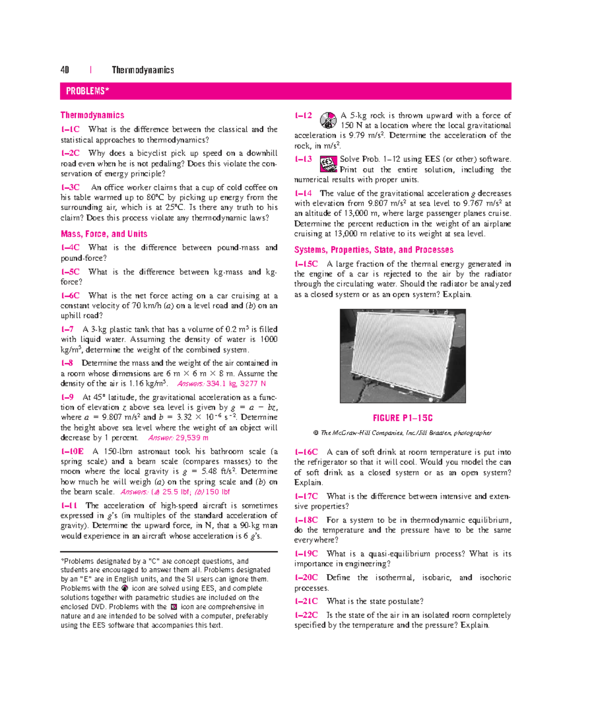 Thermodynamics Concepts and Applications - CEN84959 Chapter 1 - Studocu