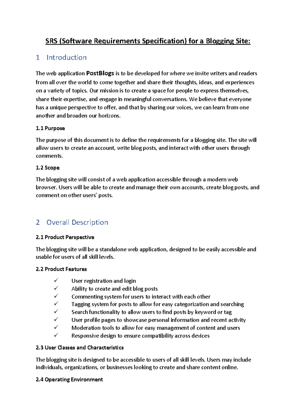 Unit 2 - Lecture notes 1-7 - Unit-2 Software Requirement Specifications ...