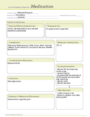 ATI medication template - Morphine - ACTIVE LEARNING TEMPLATES ...