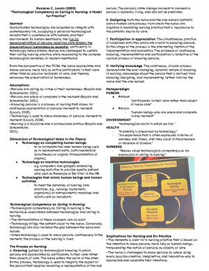 Theory of Caritative Caring-Katie Eriksson - Katie Eriksson Katie ...