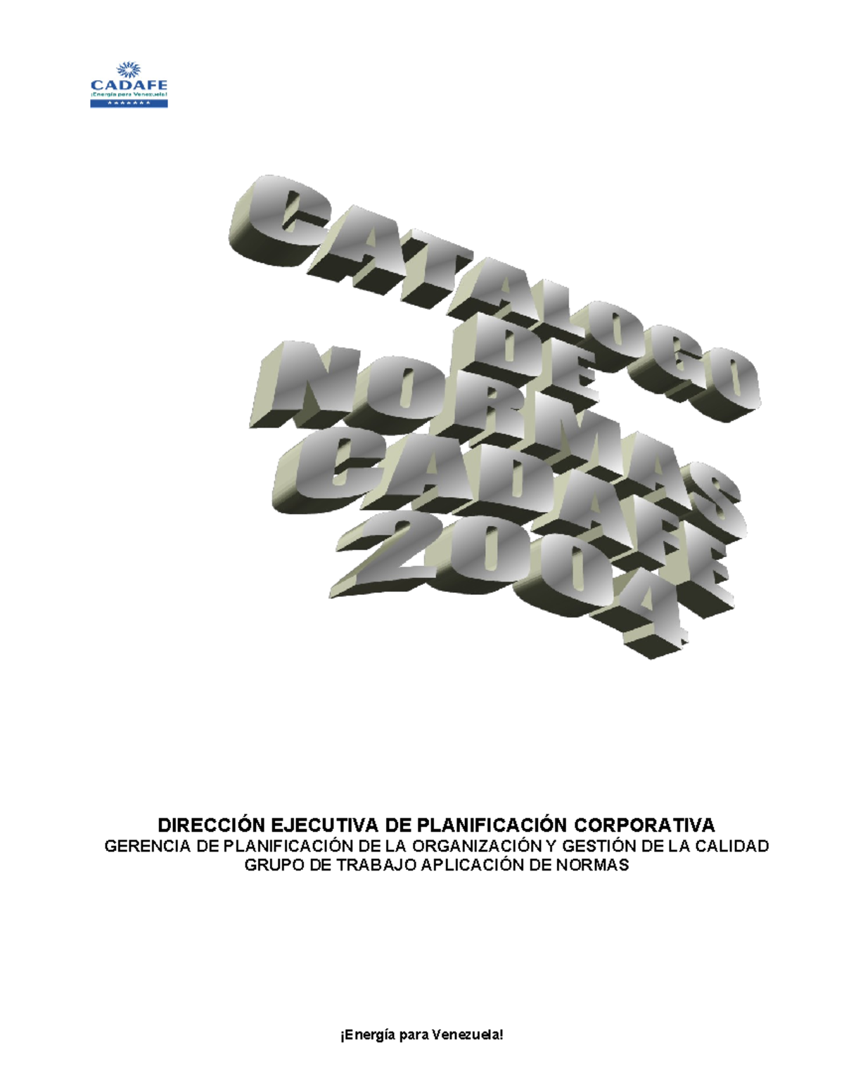74790597 Cadafe Normas Administrativas y Procedimientos 2011 - Studocu