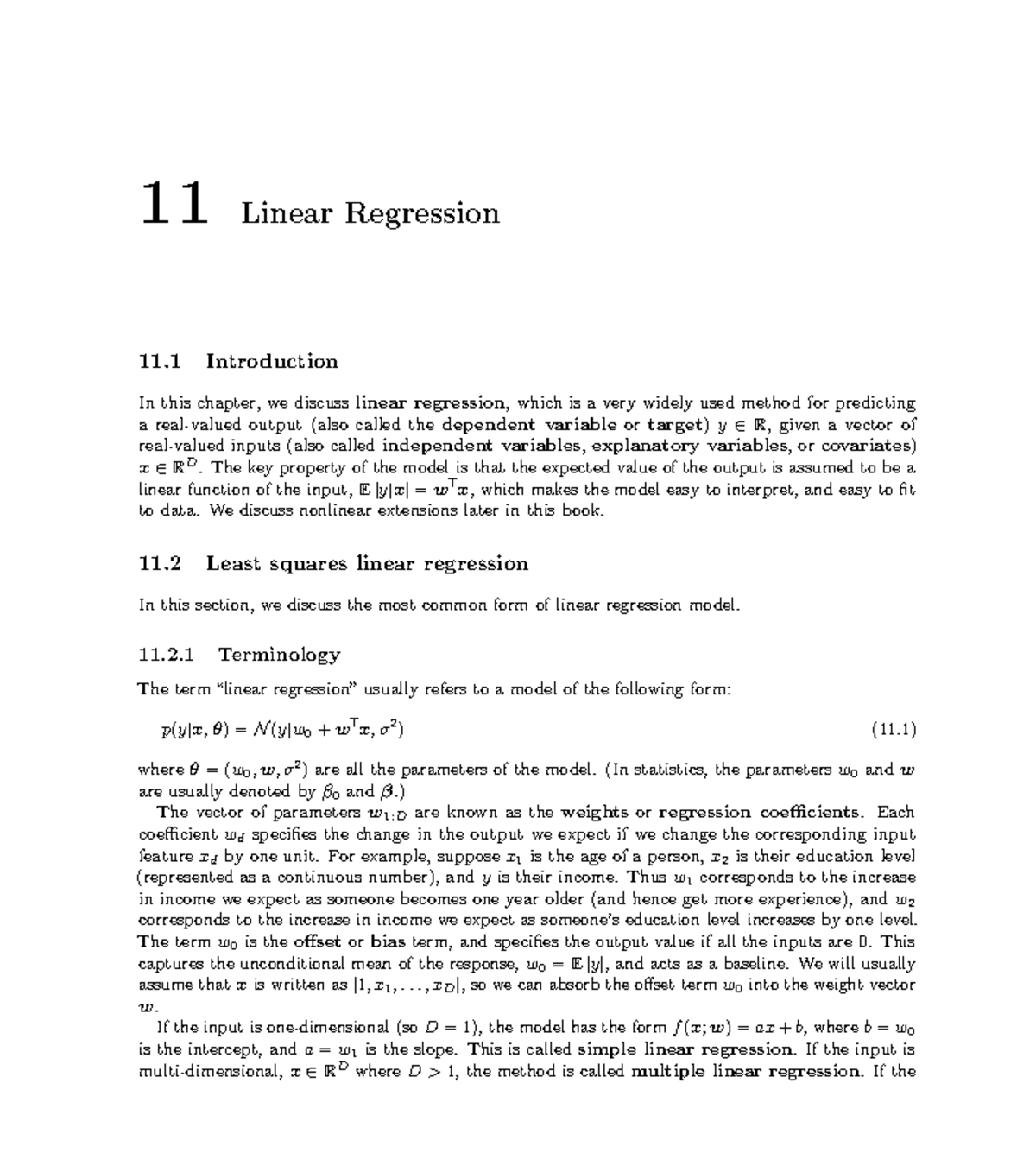Chapter 11: Linear Regression Concepts and Techniques - Studocu