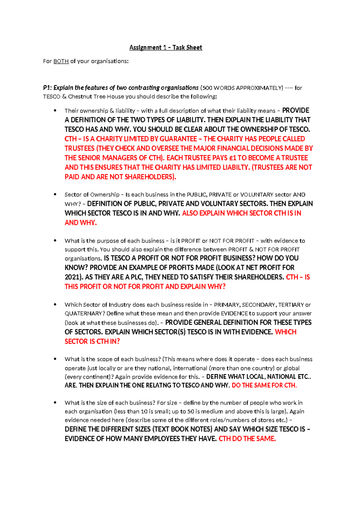 Assignment 1 TASK Sheet - Assignment 1 – Task Sheet For BOTH of your ...