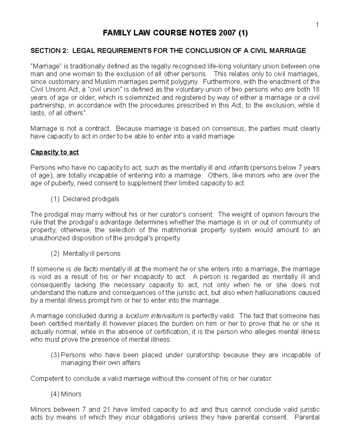 Mabena v Letsoalo: Analysis of Customary Marriage Validity - Studocu