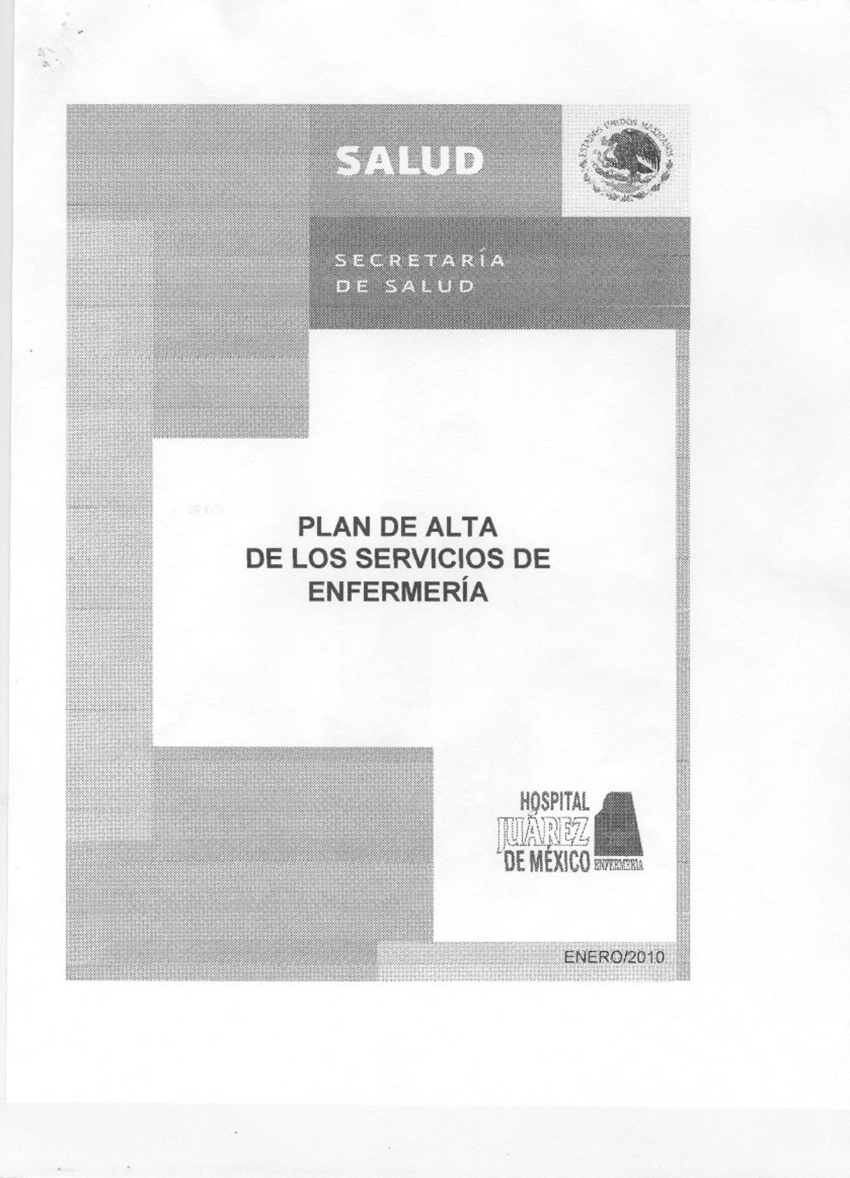 Plan de Alta de Enfermería: Guía Completa para Profesionales - Studocu