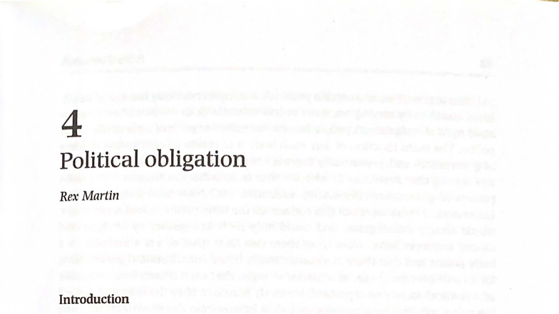 Political Obligation: Analyzing Consent and Duty in Law - Studocu