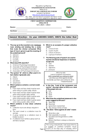 Q3 English 9 Module 3 - English Quarter 3 – Module 3: Relevance and ...