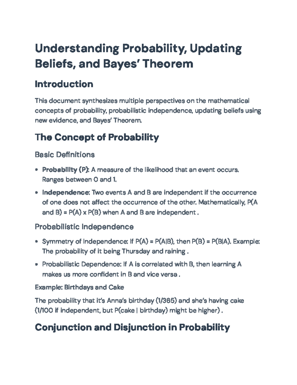 Understanding Probability and Bayes' Theorem for Practical Applications ...