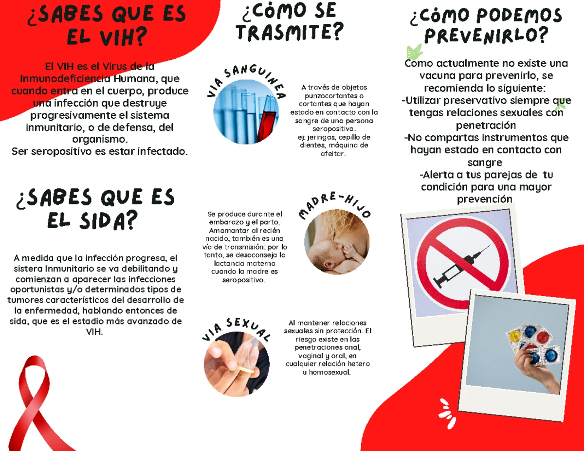 Prevención del SIDA: Medidas Clave contra la transmisión del VIH - Studocu