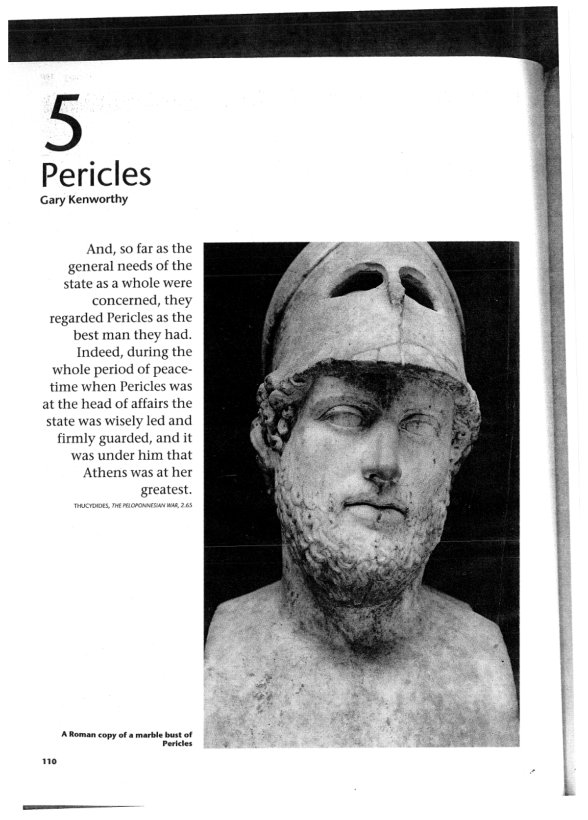 Pericles: A Study of His Leadership and Democratic Reforms (HIST 101 ...