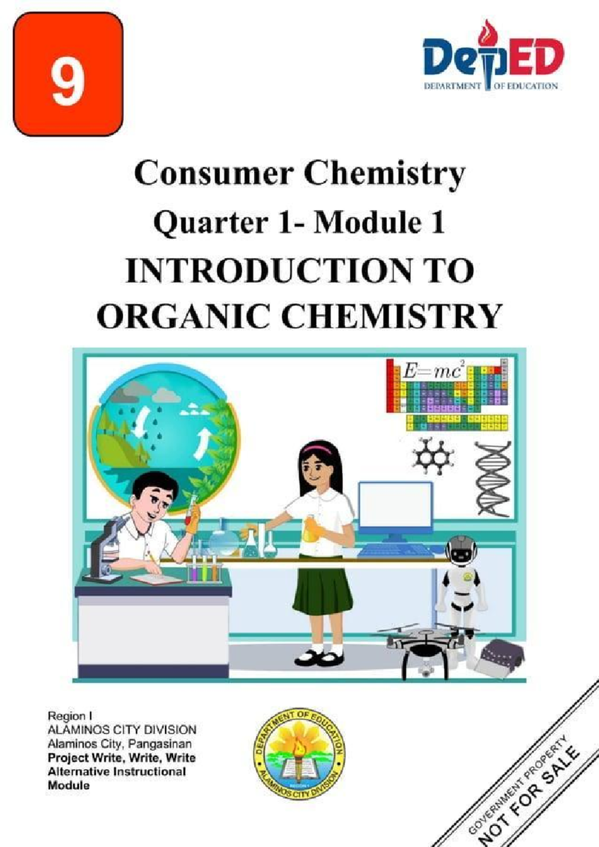 Consumer Chemistry 9: Quarter 1 Module on Organic Chemistry - Studocu