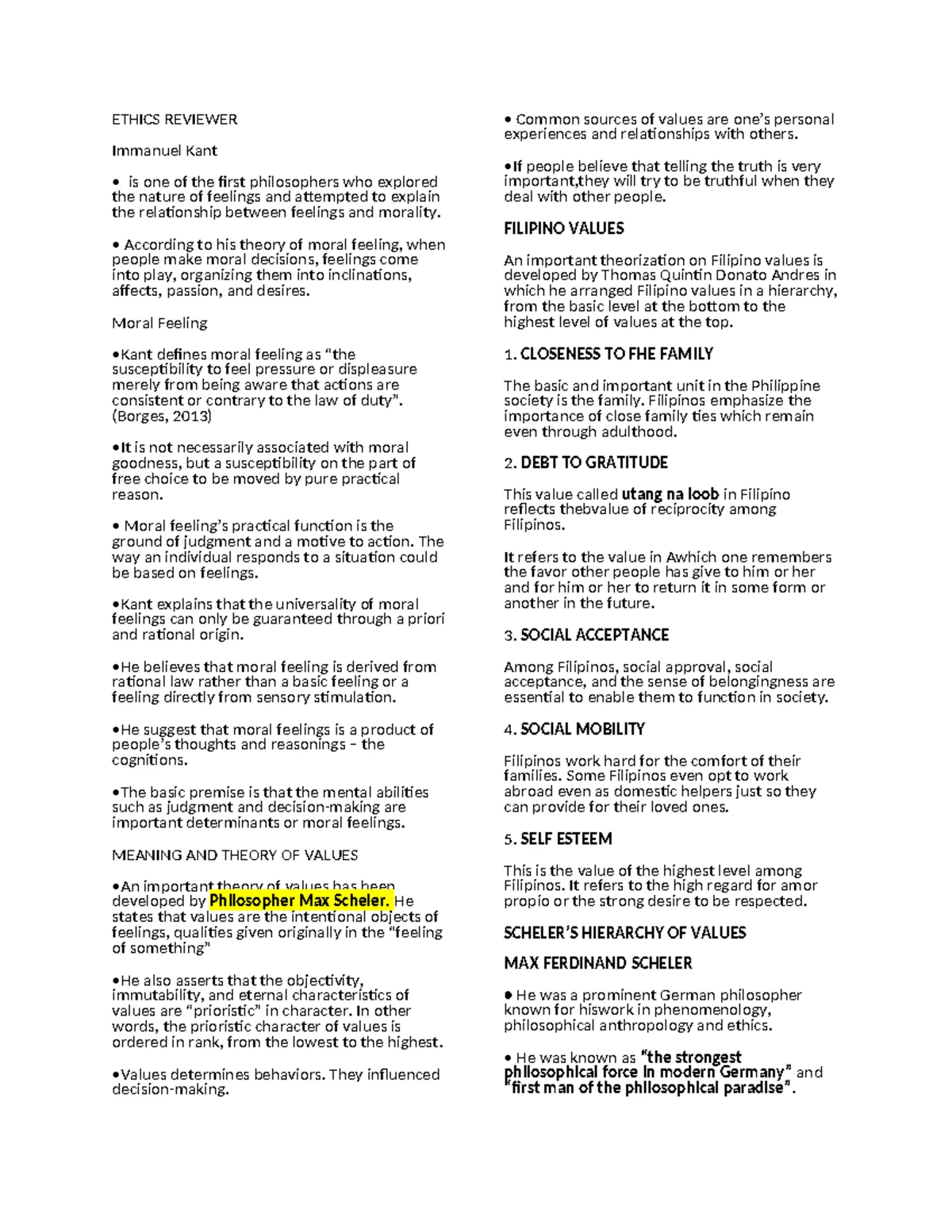 14 Rules of Kartilya ng Katipunan: A Guide to Life Principles - Studocu