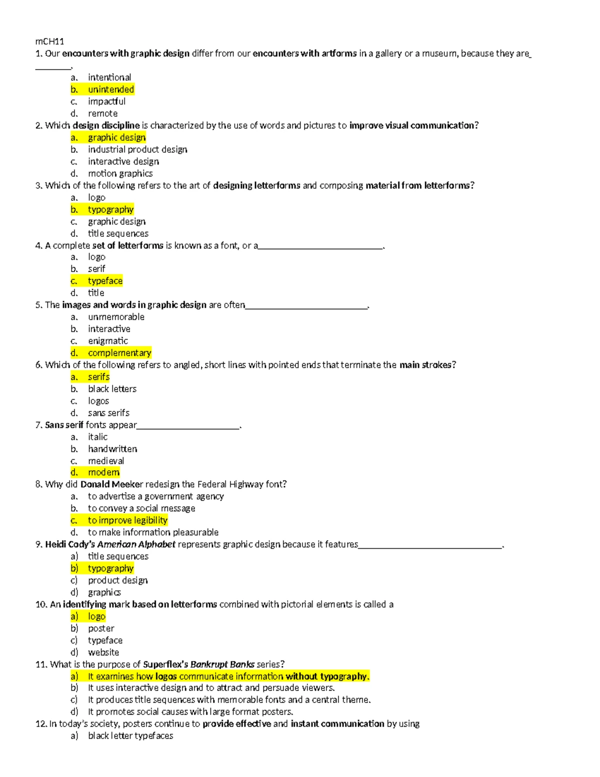 CH 6-10 Review- Revised(solution) - (Ch 6) 1 The use of a tool to ...