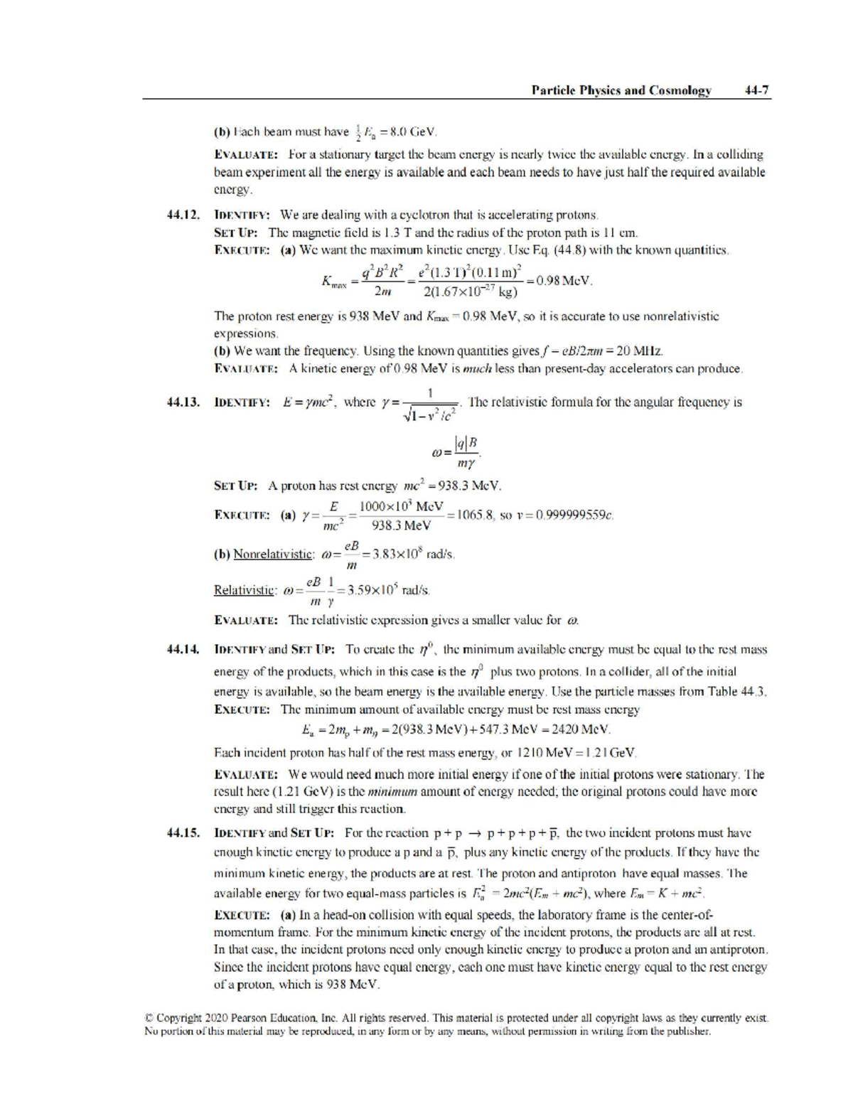 Particle Physics and Cosmology: Kinetic Energy and Collisions (UPMP ...