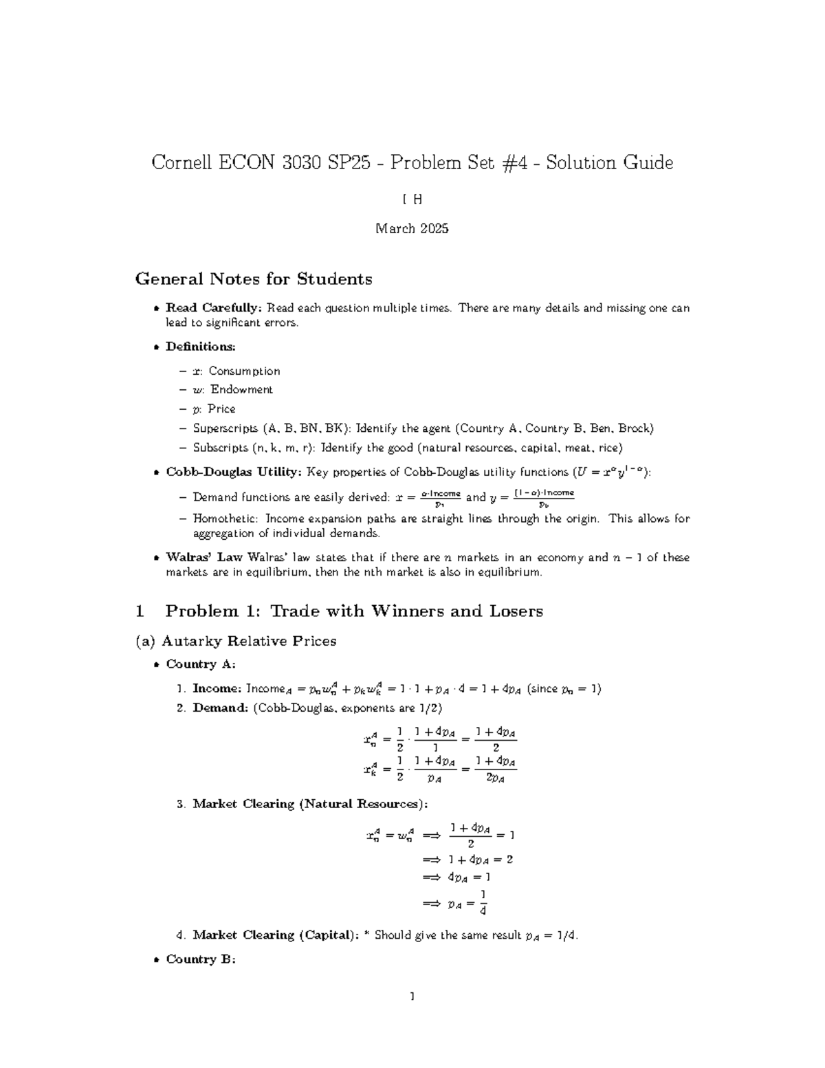 ME01567350 d3244ca01901 ecd2ab17b66c - Cornell ECON 3030 SP25 - Problem ...