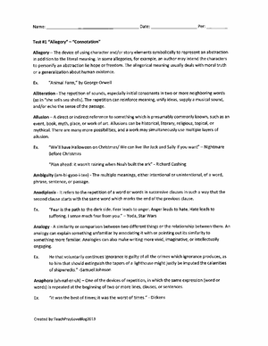 Full Test 3 Answers - Full answer key for ap lang test - (The following ...