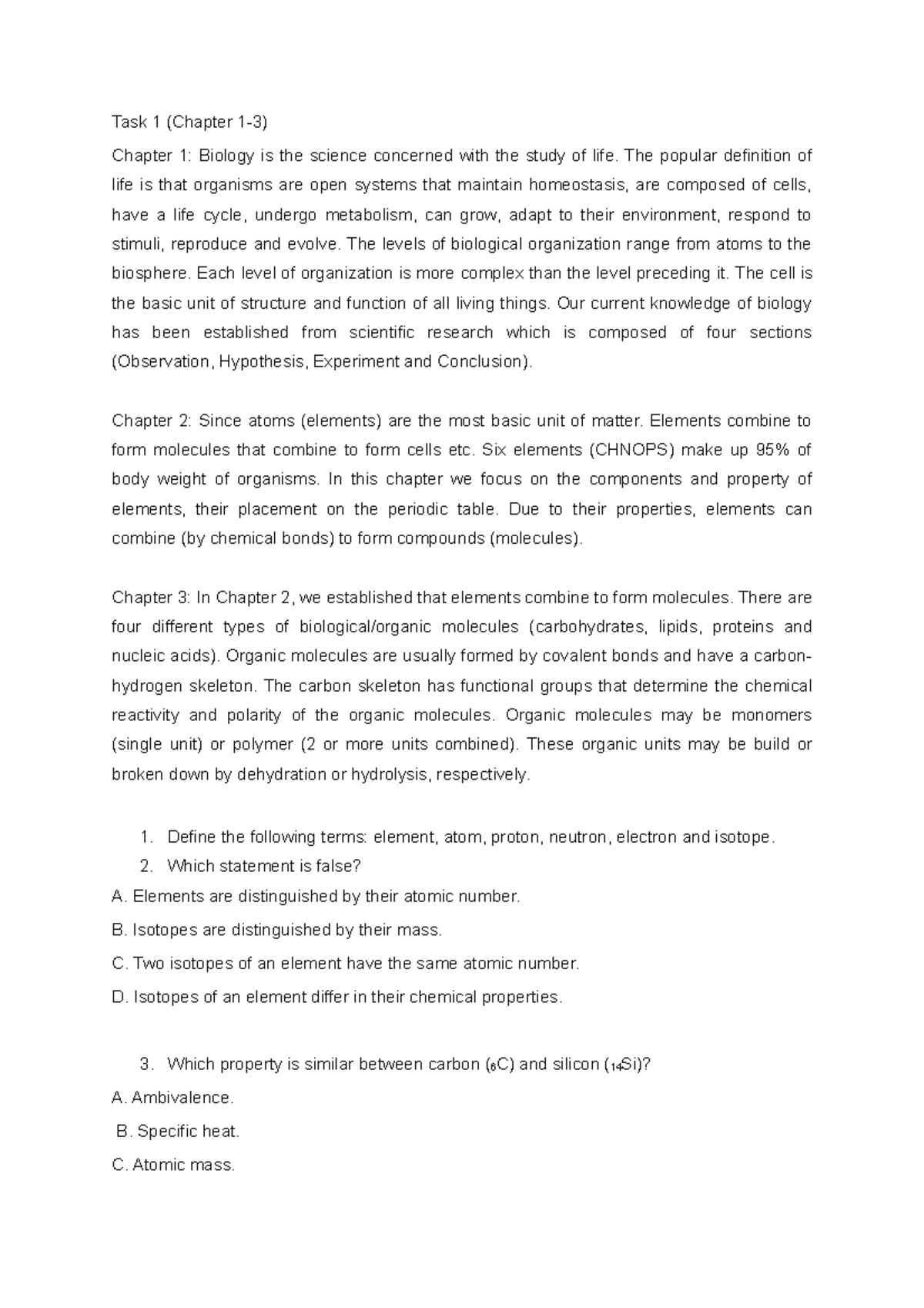 Week 1 JWT 315 Task - practice tutorial - Task 1 (Chapter 1-3) Chapter ...