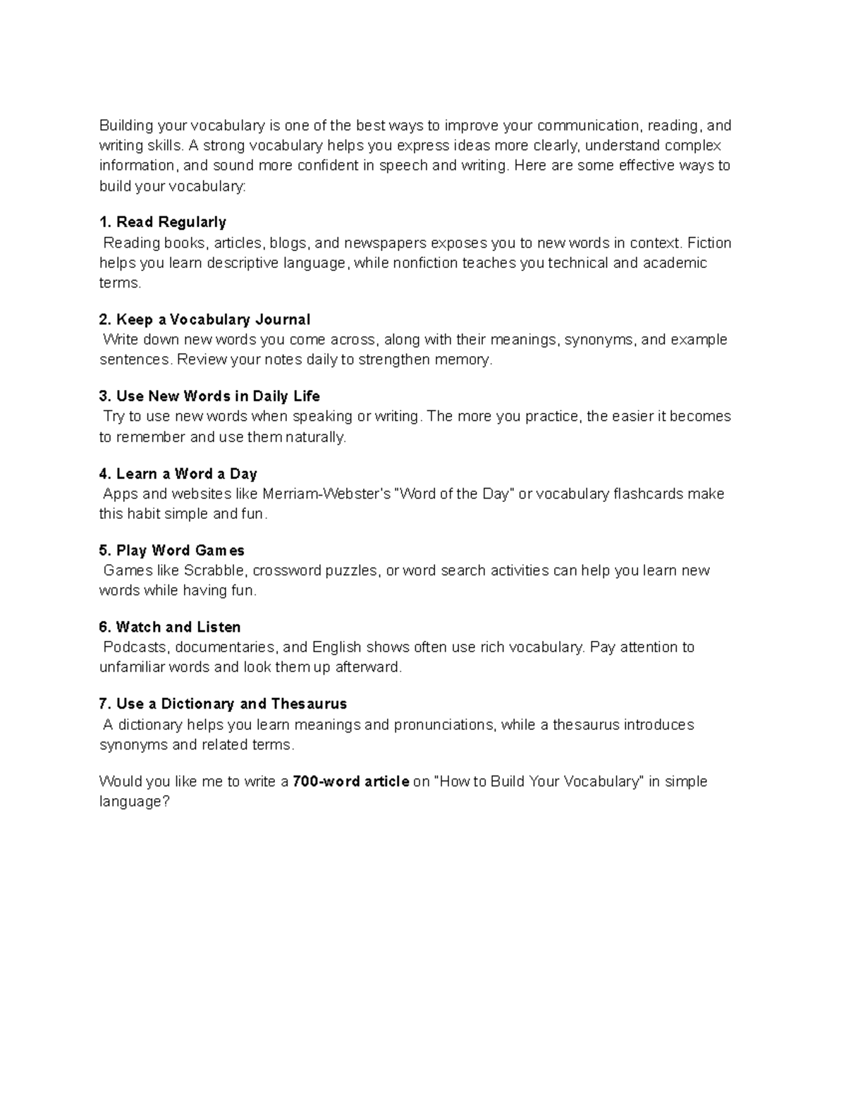 Effective Strategies to Build Your Vocabulary for Better Communication ...