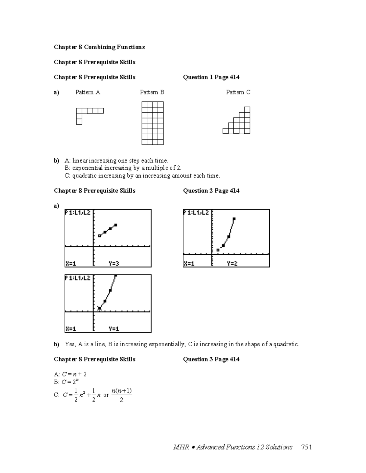 AF12 Chapter 8 Prerequisite Skills & Function Combinations Solutions ...