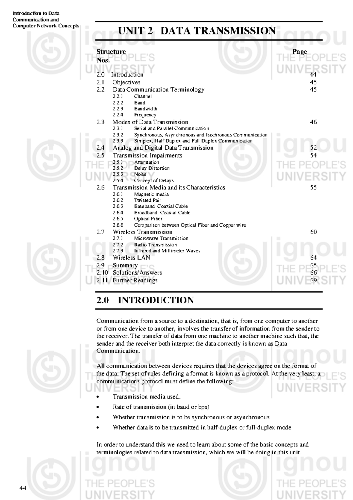 Unit 2: Data Transmission in Data Communication and Computer Networks ...
