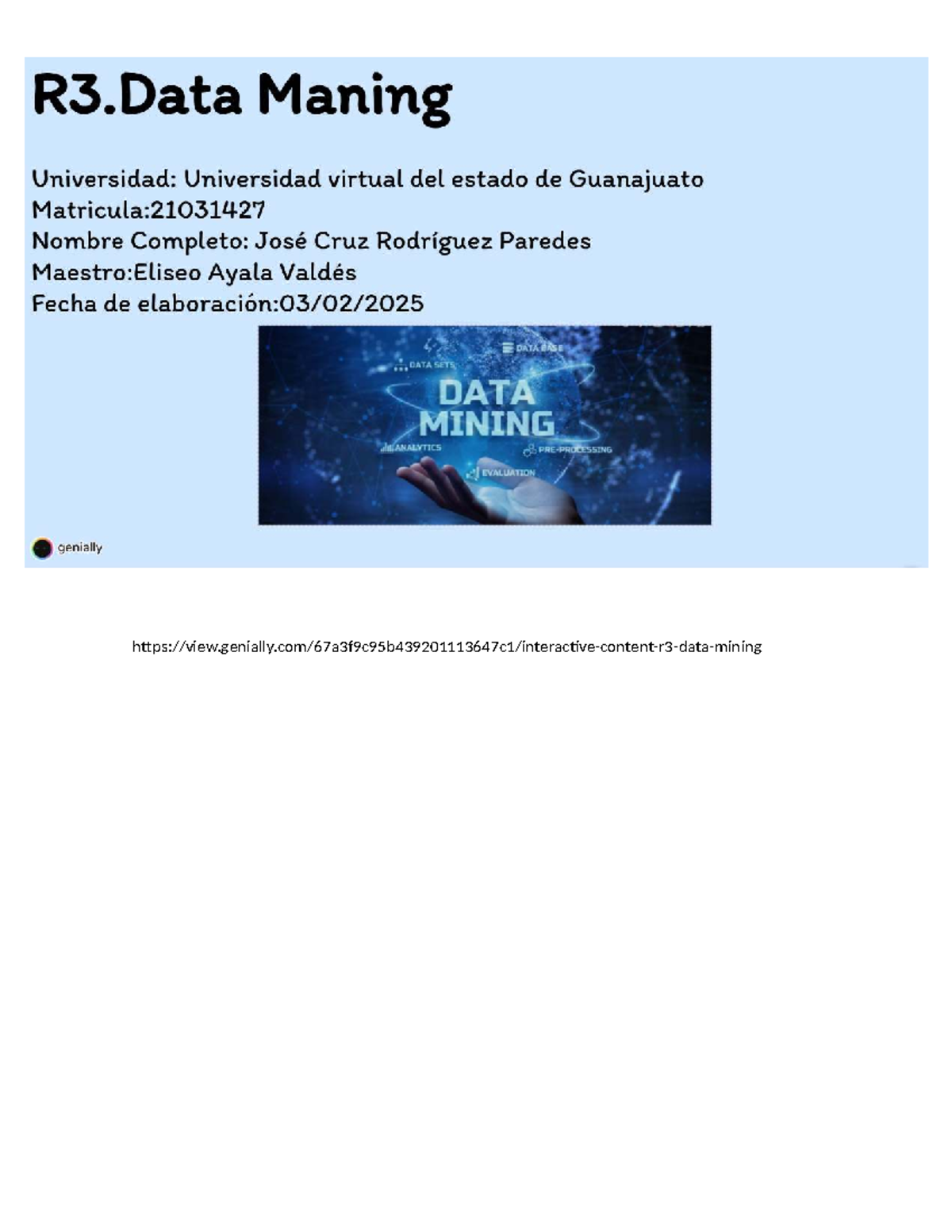 Rodriguez Jose Cruz R3 U2 - Derecho de Personas y Familia - R3. Data ...