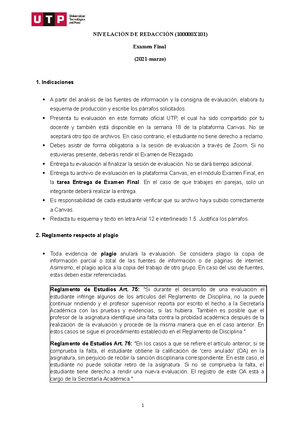 S14.s2 y S15 Práctica Calificada 2 (Formato oficial UTP) 2021-agosto - Reglamento de Estudios ...