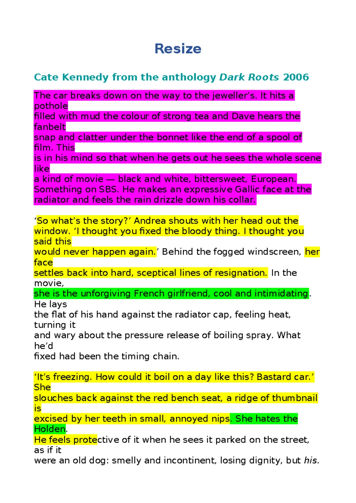 Year 10 English Semester 1 Practice Exam 2022 - YEAR 10 English ...