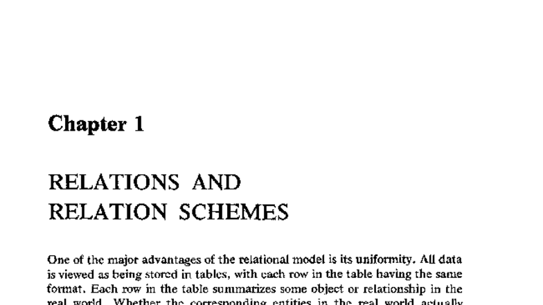 C01 - C09: Chapter 1 - Relations and Relation Schemes in Databases ...