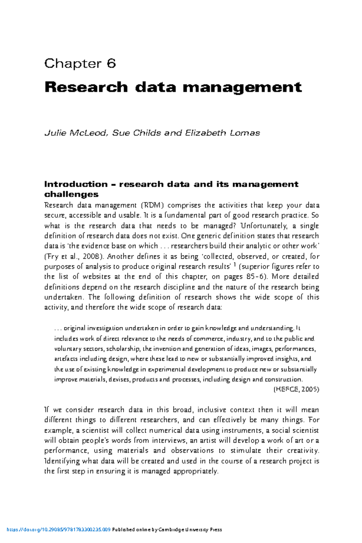 Research data management - Introduction – research data and its ...