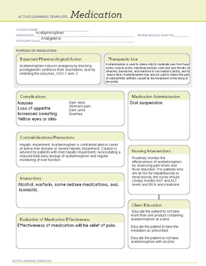 Medication Template (Medroxyprogesterone) - ACTIVE LEARNING TEMPLATES ...