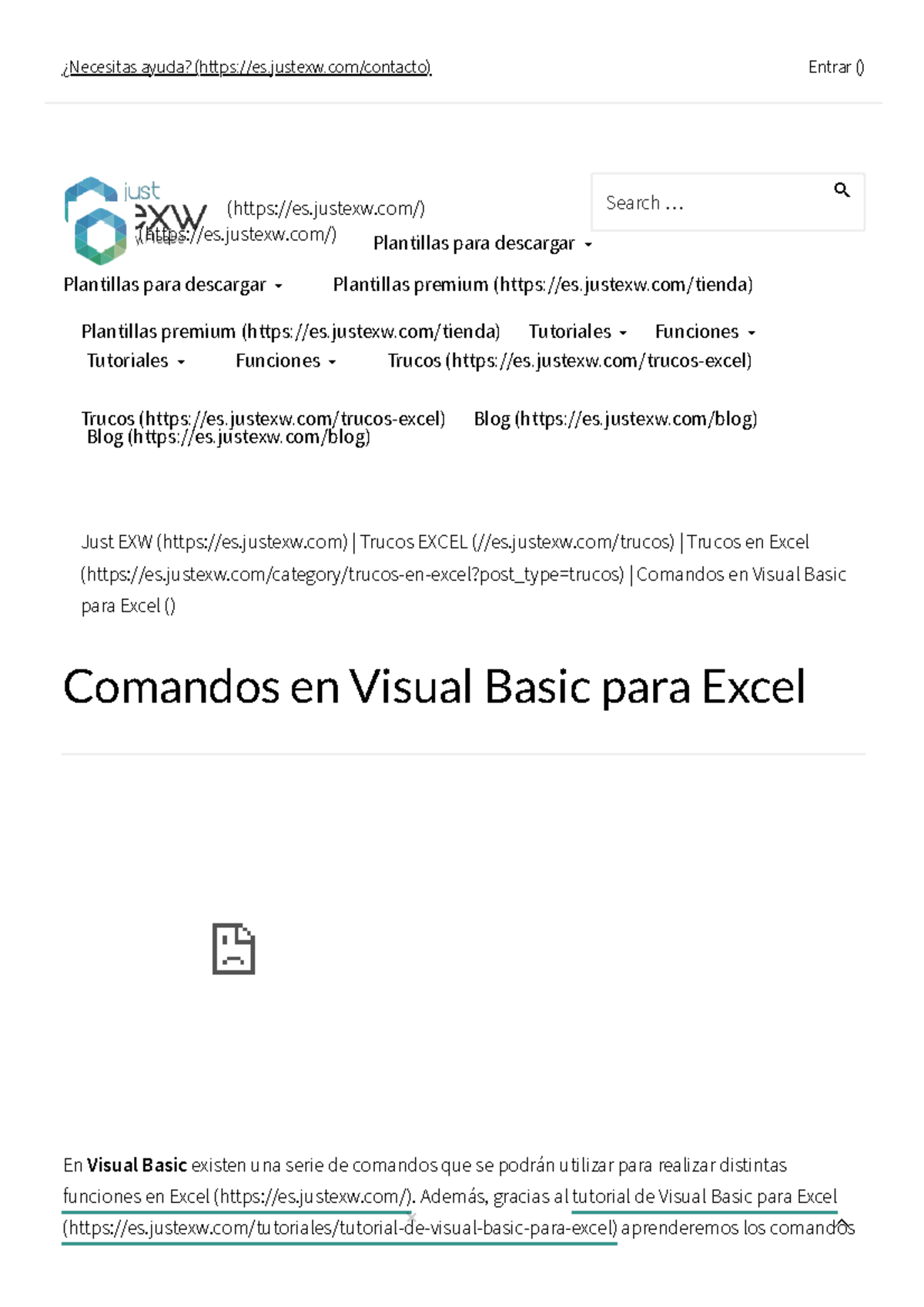 Comandos en Visual Basic para Excel Trucos de VB en Excel - ayuda? Plantillas para descargar ...