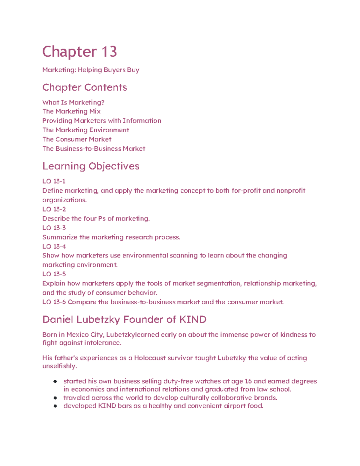 Mkt101 Marketing Concepts And Strategies Chapter 13 Overview Studocu