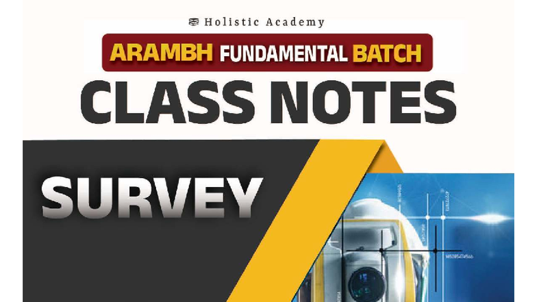 Survey Fundamentals: Compass and Bearing Techniques (SURV 3) - Studocu