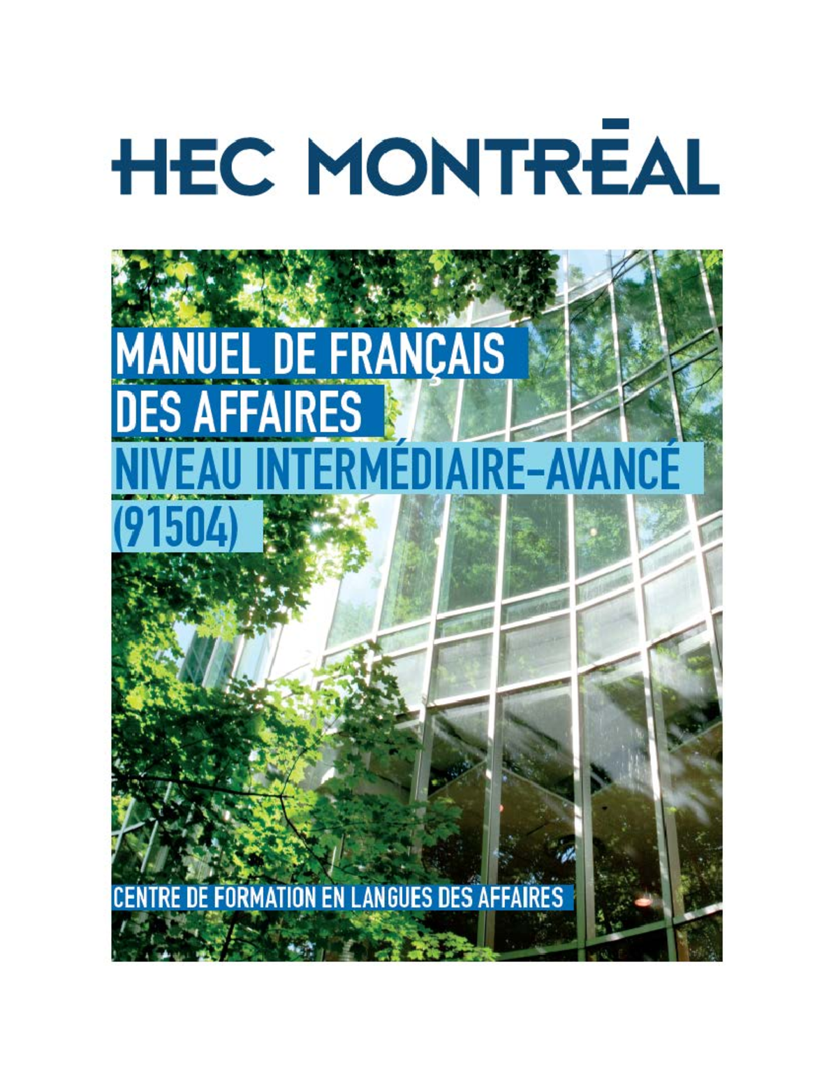 Français des affaires - Niveau Intermédiaire-Avancé (91504) - H2020 ...