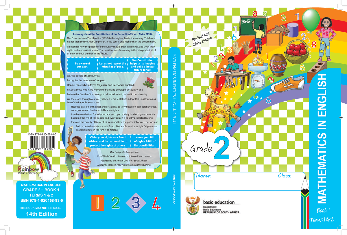 Mathematics in English - Grade 2: Book 1 Terms 1 & 2 - Studocu
