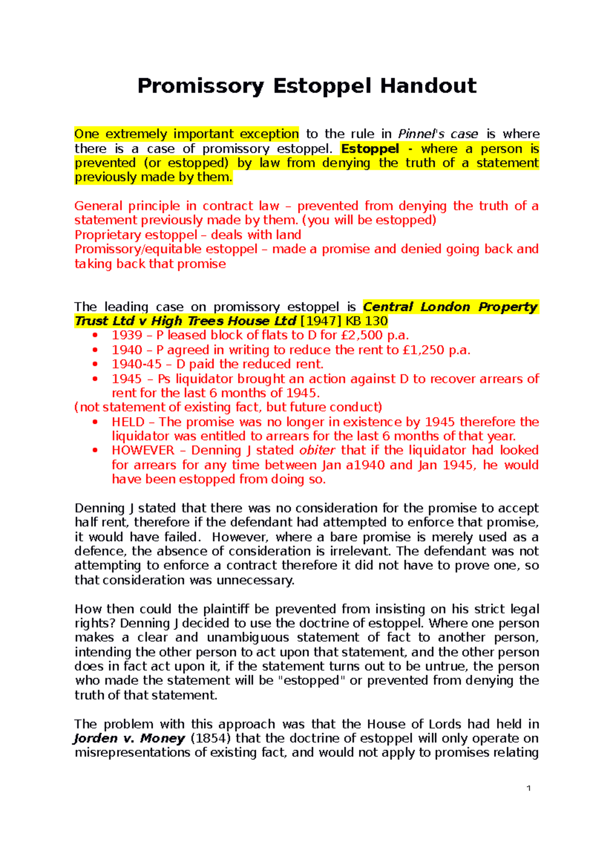 3. PE Handout 22 - Understanding Promissory Estoppel and Its ...